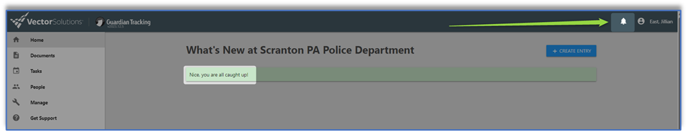 Notifications in GT NEXT