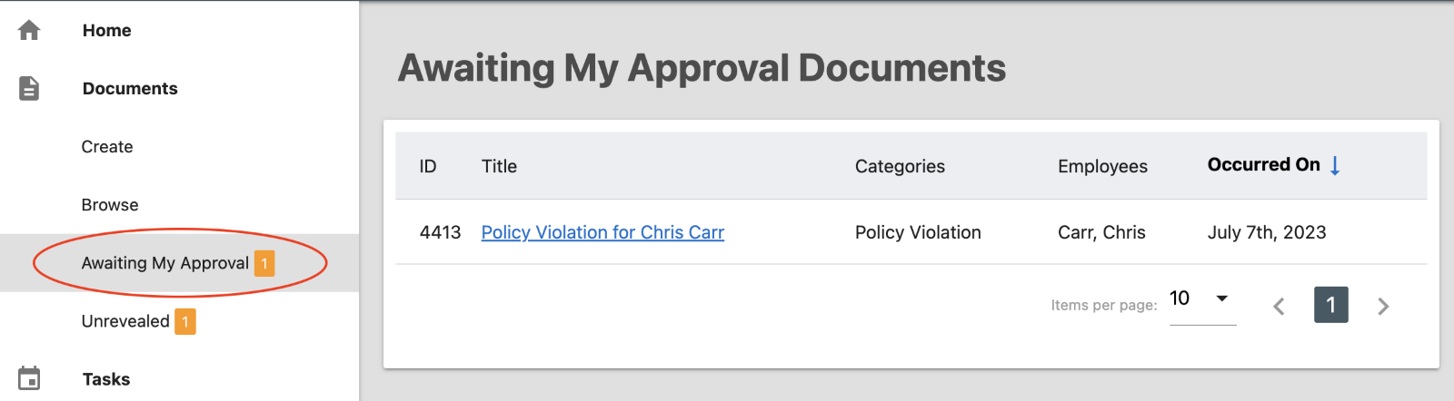 Approvals and Reveals