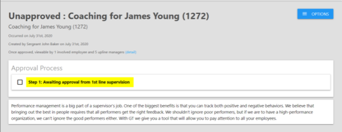 Approvals and Reveals