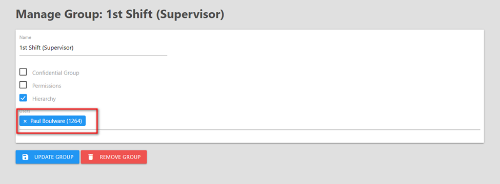 Managing Groups - Hierarchy and Permissions