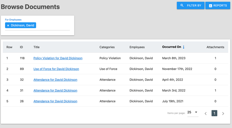 Browsing and Printing in Guardian Tracking Next (v5)