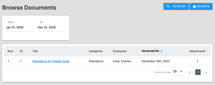 Browsing and Printing in Guardian Tracking Next (v5)