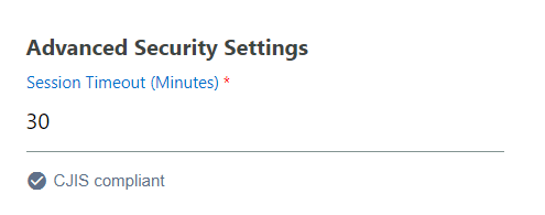 CJIS Compliance in Guardian Tracking version 5