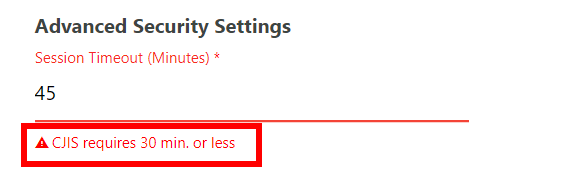 CJIS Compliance in Guardian Tracking version 5